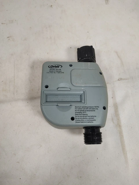ORBIT SINGLE PORT Digital Timer Model 56158 Automatic Watering Rain ...