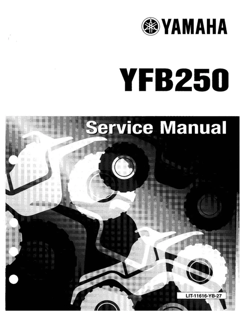 MANUALE DI SERVIZIO YAMAHA YFB250 Timberwolf EUR 11,53 - PicClick IT
