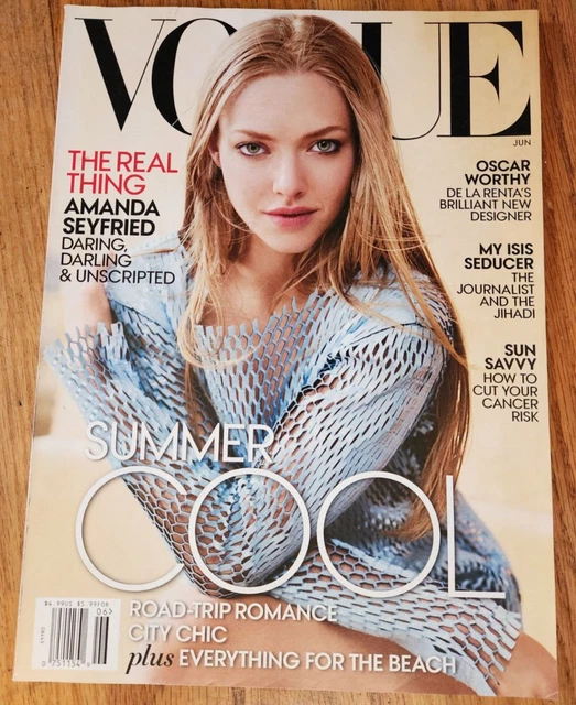 VOGUE MAGAZINE JUIN 2015 Amanda Seyfried THE REAL THING EUR 17,62 - PicClick FR