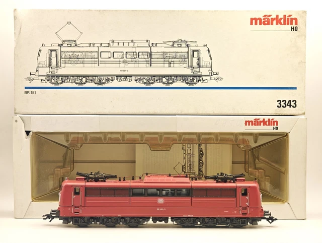 MÄRKLIN H0 LOCOMOTIVA Elettrica BR 151 021-3 DB – Codice 3343 – Box Originale EUR 120,00 ...