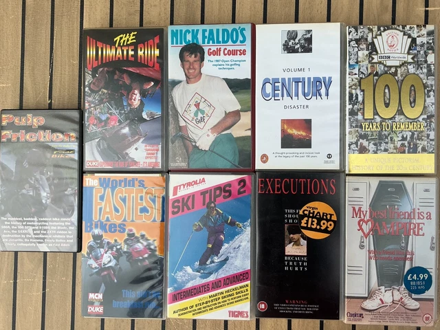 9 X VIDEO tapes (VHS) - various genres £5.45 - PicClick UK
