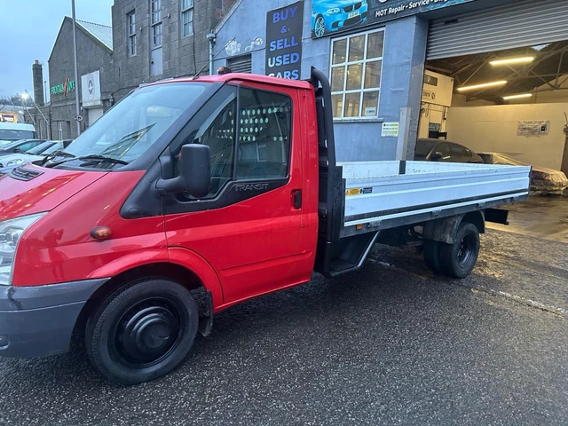 FORD TRANSIT 350 Lwb Dropside 2.4 Tdci 115 Bhp, Long Mot, Serviced ...