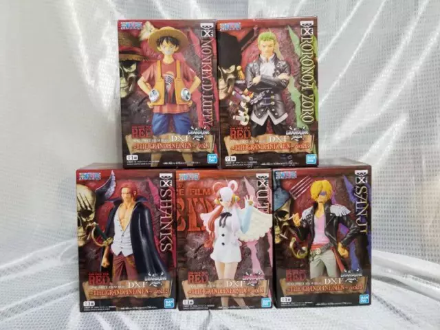 One Piece Red Luffy Uta Shanks Zoro Sanji £16695 Picclick Uk