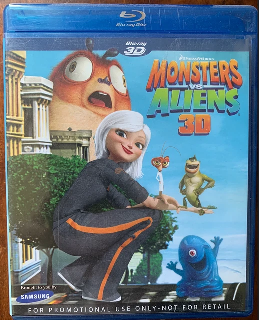 MONSTERS VS ALIENS 3D Blu-ray 2009 DreamWorks Animated Feature Movie* NO 2D! EUR 14,09 - PicClick IT
