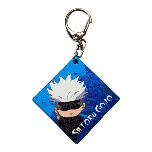 JUJUTSU KAISEN X Shimamura Satoru Gojo Rubber Keychain Official Doshisha $7.95 - PicClick AU