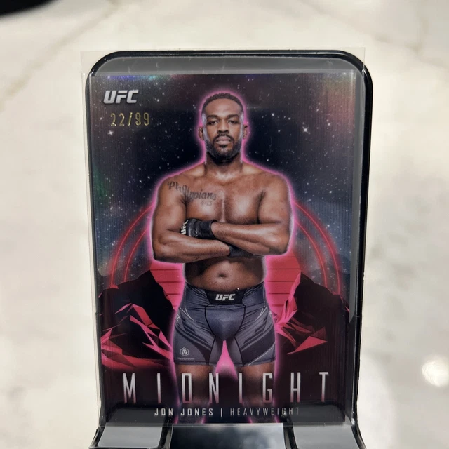JON JONES 2024 Topps Midnight UFC Twilight #22/99 #100. SP RARO EUR 11 ...