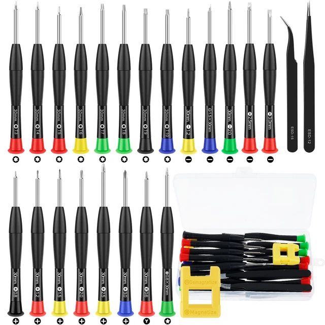 24PC Y-SHAPED FLAT Torx Magnetic Screwdriver Micro Mini Screw Head ...
