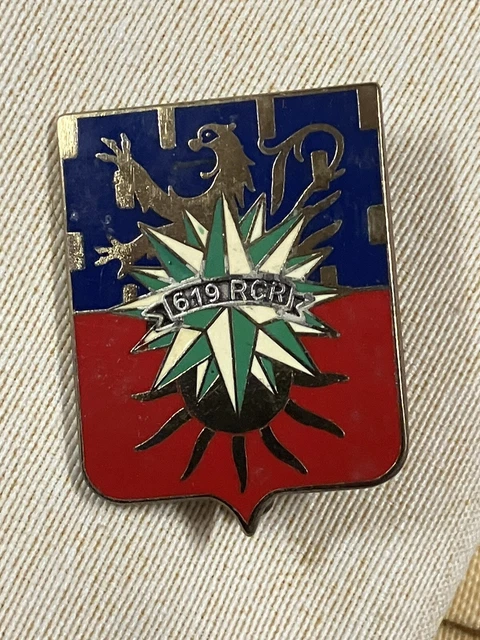 INSIGNE MILITAIRE 619E régiment de circulation routière EUR 4,00 ...