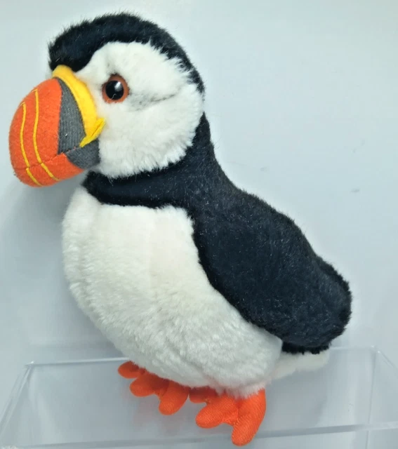 PUFFIN BIRD SOFT Plush 7" Cuddly Toy By Living Nature £5.99 - PicClick UK