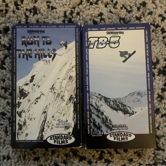 2 SNOWBOARDING VHS Tapes TB 4 & 5 £60.37 - PicClick UK