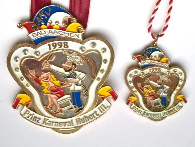 KARNEVALORDEN AACHEN AKV Prinzen-Orden 1998 TOP RAR, mit Band, Damen ...