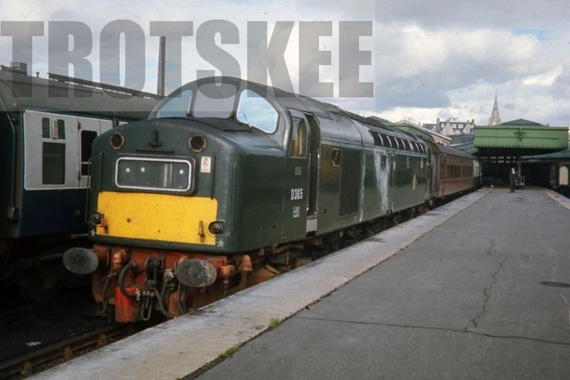 35MM SLIDE BR British Railways Diesel Loco Class 40 D365 Aberdeen 1970 ...