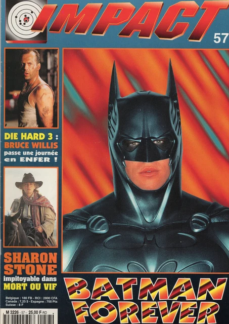 IMPACT N°57 JUIN 1995 Batman Forever Die Hard 3 Sharon Stone EUR 8,00 ...