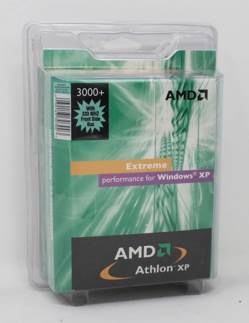 AMD ATHLON XP 3000+ CPU Barton Kern AXDA3000DKV4D Sockel A NEW NEU OVP ...