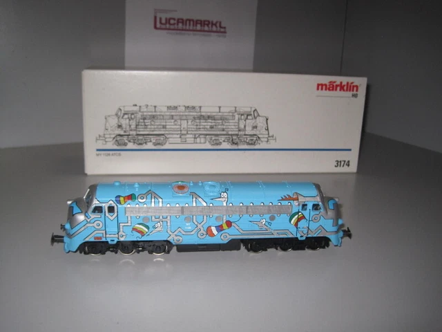 MÄRKLIN HO 3174 Typ My 1100 DSB Diesellok „Elektronik-Design" SoMo NEU ...