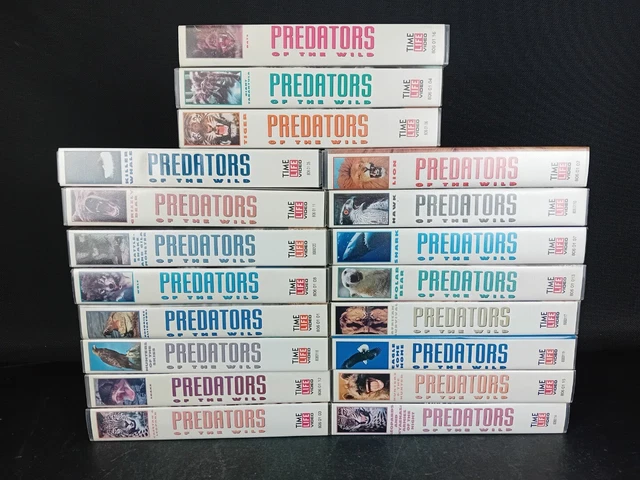 'PREDATORS OF THE Wild' Documentary Series Set Of 19 VHS Tapes 5 Still ...
