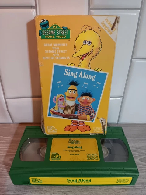 MY SESAME STREET Home Video Sing Along (VHS 1987) Random House Rare £8. ...