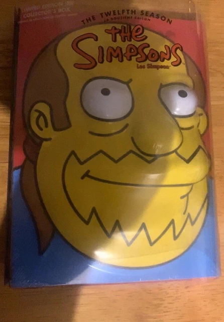 THE SIMPSONS SEASON 12 Comic Book Guy Head (DVD 4 Disc) rare Region 1 ...