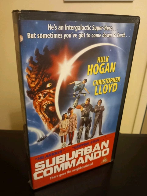 SUBURBAN COMMANDO VHS Hulk Hogan film 1992 ex-rental big box PAL Video ...