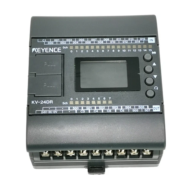 USED KEYENCE KV-24DR Main Unit, CPU Module PLC Programmable Controller ...