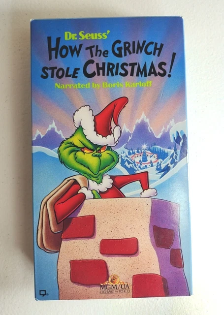 HOW THE GRINCH Stole Christmas VHS (1994) Original 1966 Dr. Seuss ...