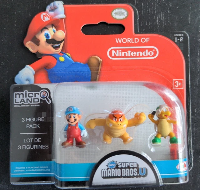 NINTENDO MARIO BROS U Micro Figure 3-Pack : Ice Mario / Boom Boom ...