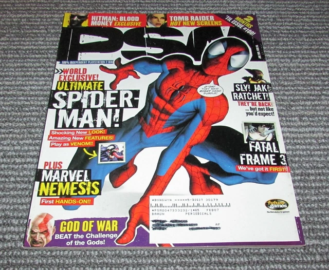 PSM PLAYSTATION MAGAZINE June 2005 Issue 98 (Spider-Man Cover) £3.91 ...