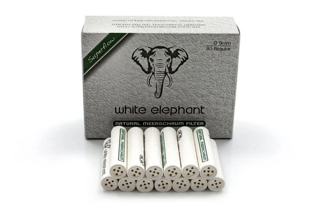 40 FILTRES PIPE Et Bocchino En Schiuma De Mer Sepiolite White Elephant ...