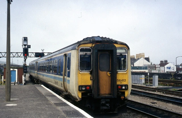 S259. CLASS 156 Super Sprinter DMU - 156412 - Orig 35mm railway slide ...