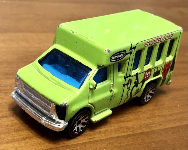 1998 MATCHBOX GMC School Chevy Transport Bus 1:80 Scale Model Green ...