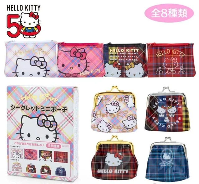 HELLO KITTY SECRET Mini Pouch All 8 Types Complete Set Sanrio Japan F/S ...