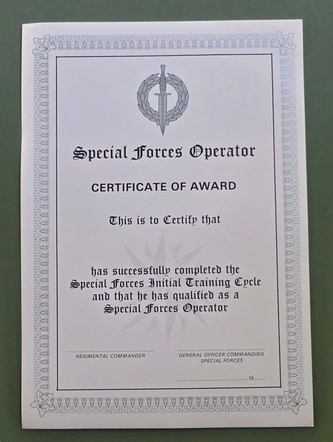 RECCE SOUTH AFRICAN Special Forces Sf Commando Original Operators ...