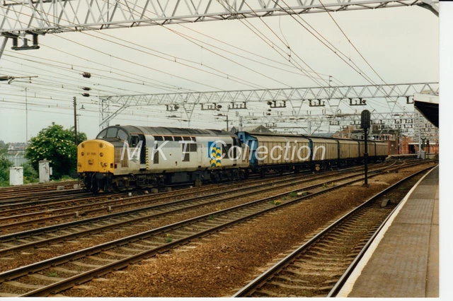 RAILWAY PHOTO CLASS 37 37705 @ Stratford 29/05/91 12:05 Dagenham ...