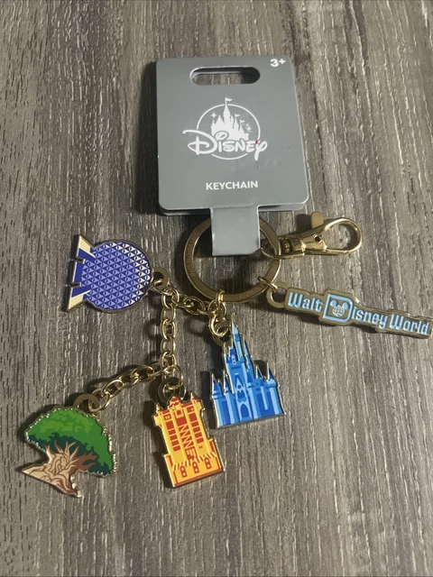 DISNEY PARKS~ 2025 Walt Disney World Four Parks Icons Keychain $34.53 - PicClick CA