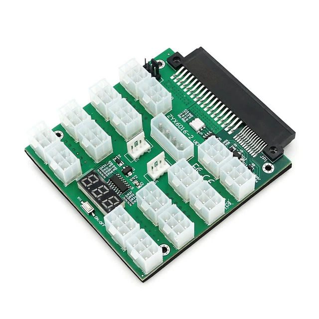 ATX 16X 6PIN Power Supply Breakout Board for Dell PSU BTC Mining ...