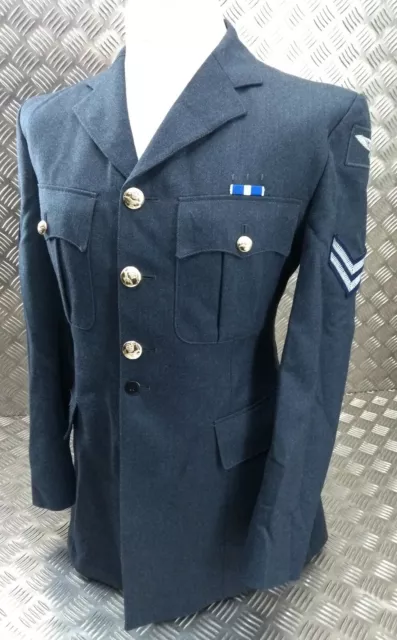 RAF NO1 JACKET British Air Force Blue Dress Uniform Jacket/Tunic 104cm ...