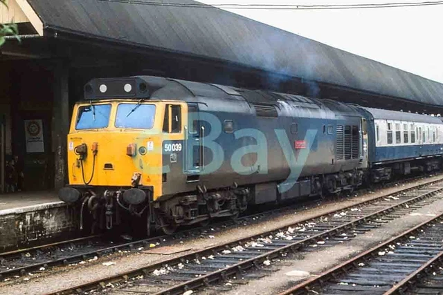 UK DIESEL TRAIN Railway Photograph Of Class 50 50039. Rm50-251 £1.70 ...