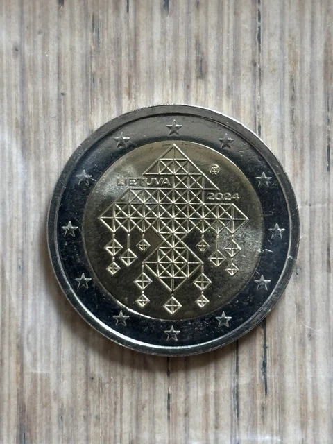 PIÈCE MONNAIE 2 Euros Commémorative Lituanie 🇱🇹 2024 Lietuvia UNC Rare 495000 EUR 15,00 ...