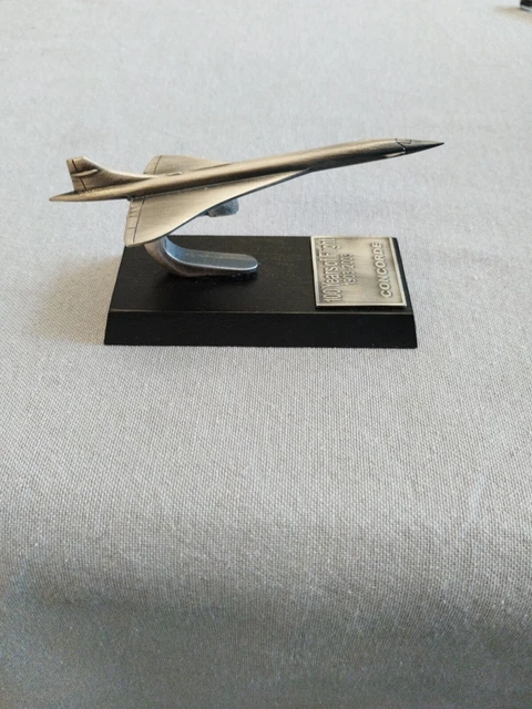 CONCORDE PEWTER DESK Model 100 Years Of Flight Ultimate Collection £31. ...