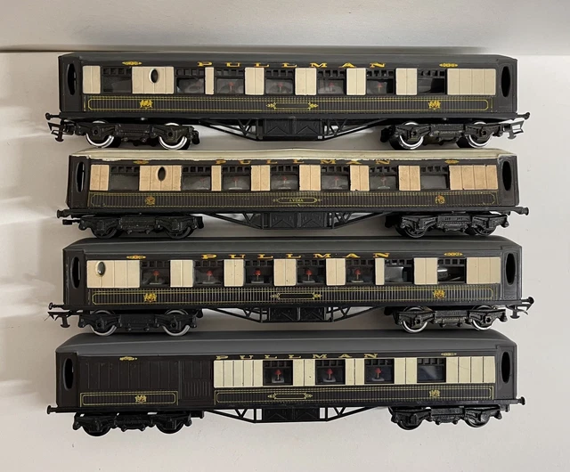 4 X GRAHAM Farish "Grafar" OO gauge Pullman coaches. used condition £31 ...