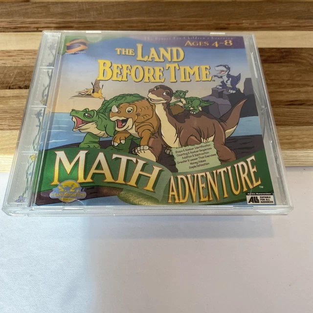 THE LAND BEFORE Time Math Adventure (PC/MAC, 1998) Age 4-6 $9.99 - PicClick