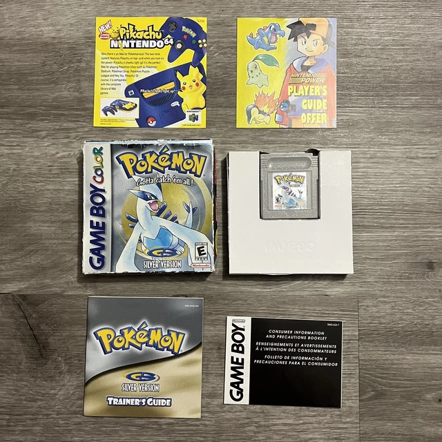 POKEMON SILVER GAMEBOY Complete In Box $400.00 - PicClick