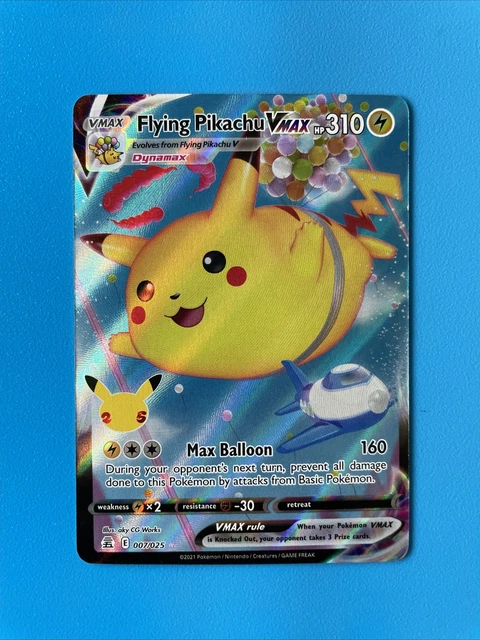 FLYING PIKACHU VMAX - 007/025 Celebrations 25th Anniversary Pokémon ...
