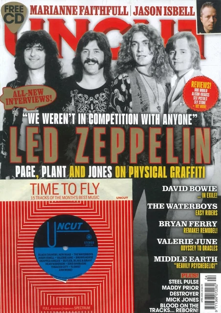 UNCUT MAGAZINE: FREE CD, Led Zeppelin, Marianne Faithfull, Bowie, April ...