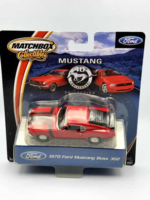 MATCHBOX 1970 FORD Mustang Boss 302, 40Th Anniversary Collection, 1:43 ...