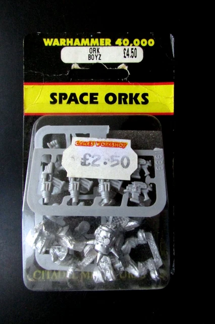 OOP CITADEL / Warhammer 40k / Rogue Trader 070605 Space Orks Goff Boyz ...