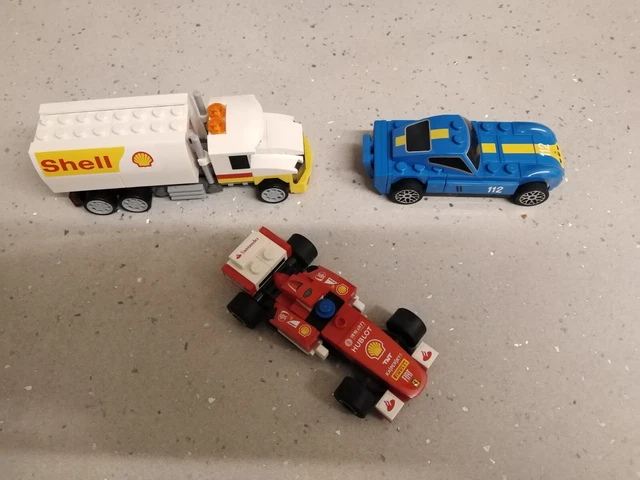 LEGO SHELL V-POWER Ferrari 3 Builds Used display models £10.99 ...