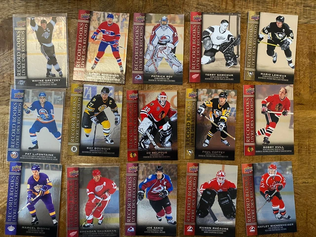 2023 UPPER DECK Tim Hortons Legends FULL RECORD BOOKS SET 15 cards $9. ...