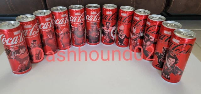 PUERTO RICO COCA Cola MARVEL Limited Edition Coke Cans 2024 🇵🇷 Complete ...