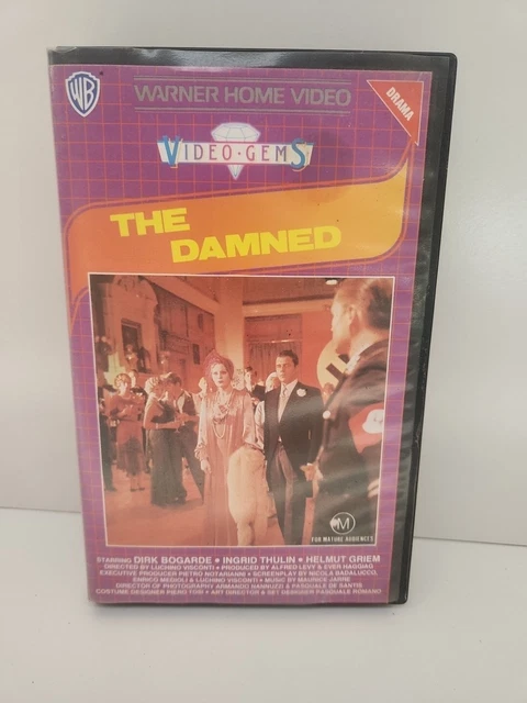 THE DAMNED (1969) VHS Big Box - PAL - Video Gems $10.00 - PicClick AU